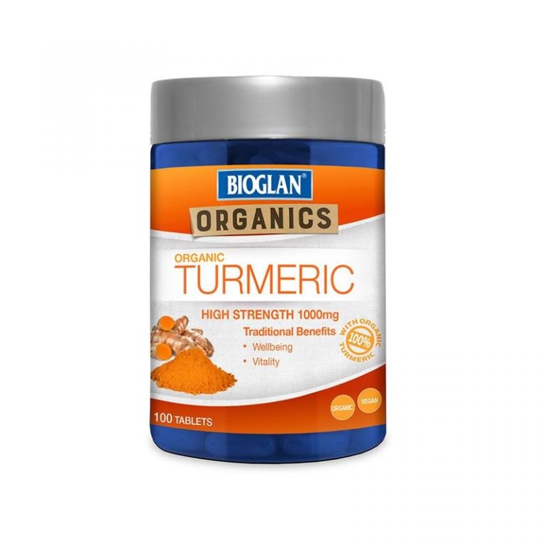 Bioglan宝兰 Organic Turmeric 1000mg有机姜黄片 100粒 – AP澳洲中文网